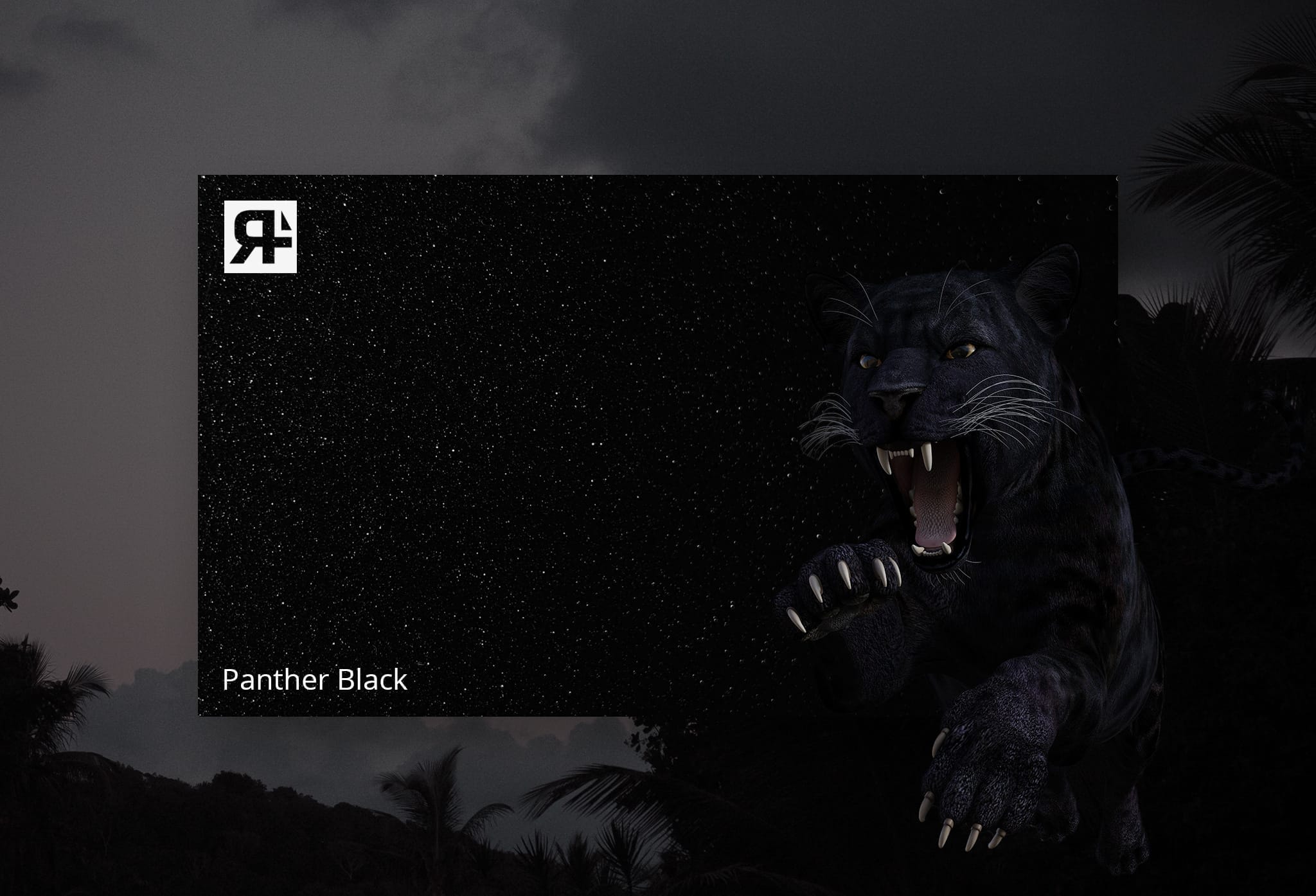 Signature Color Panther Black - RheoLight by Ink Invent