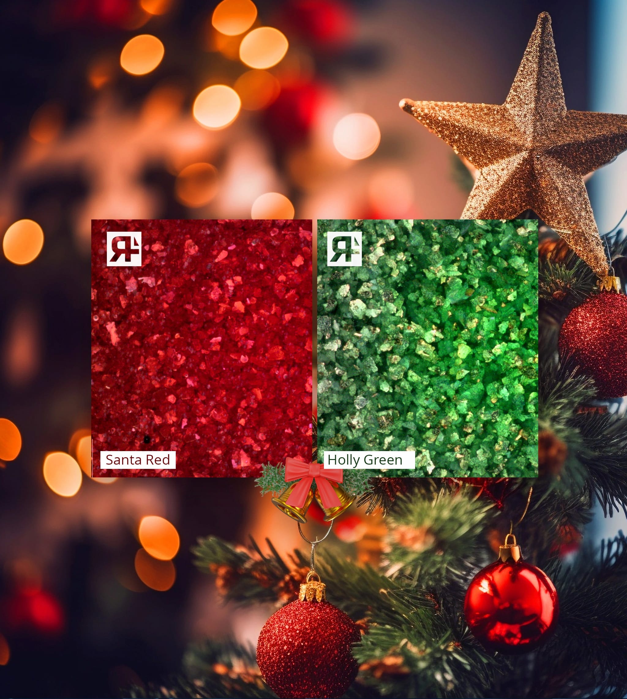 Signature Colors Holly Green & Santa Red - RheoLight by Ink Invent